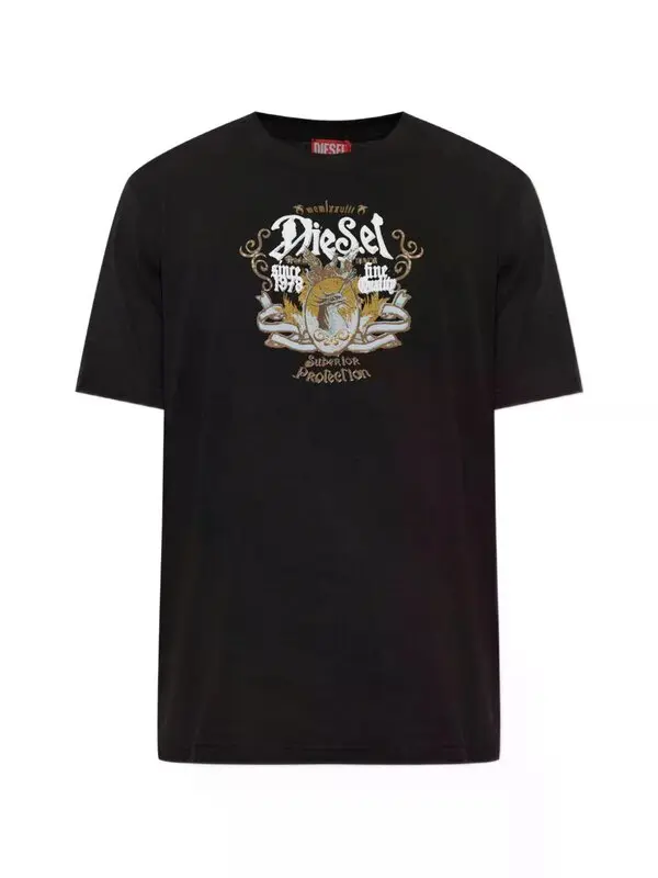 DIESEL® Graphic-print T-shirt - Black