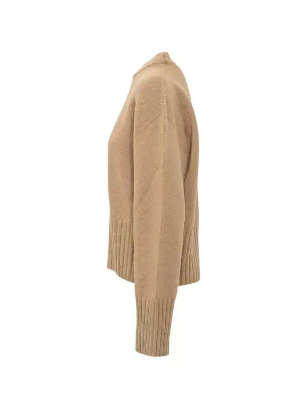 LANEUS Ribbed-trim Boxy-fit Sweater