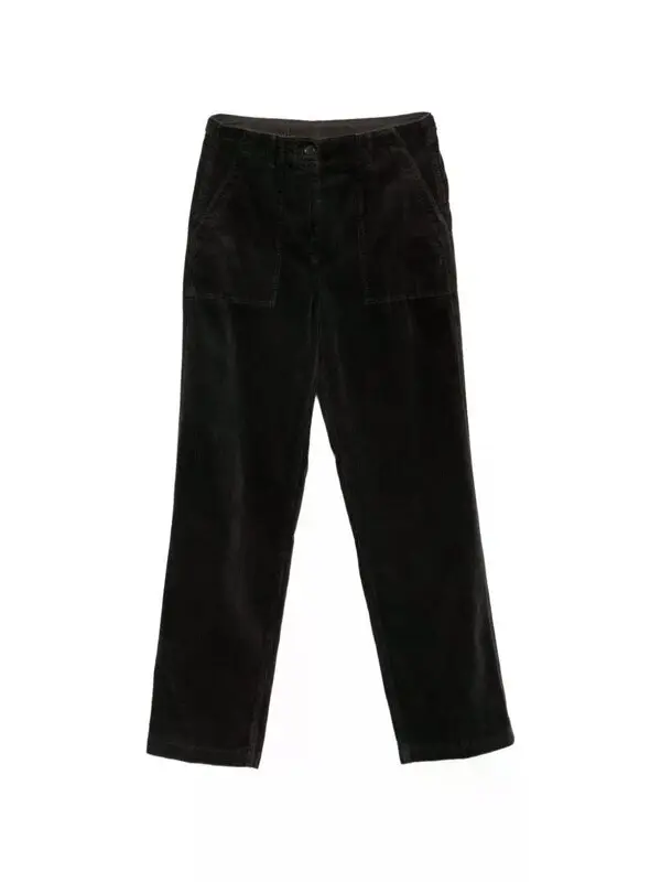 Aspesi Corduroy Patch-pocket Trousers - Black