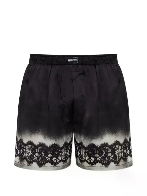 DIESEL® Ryan-gft Lace-trim Boxers - Black