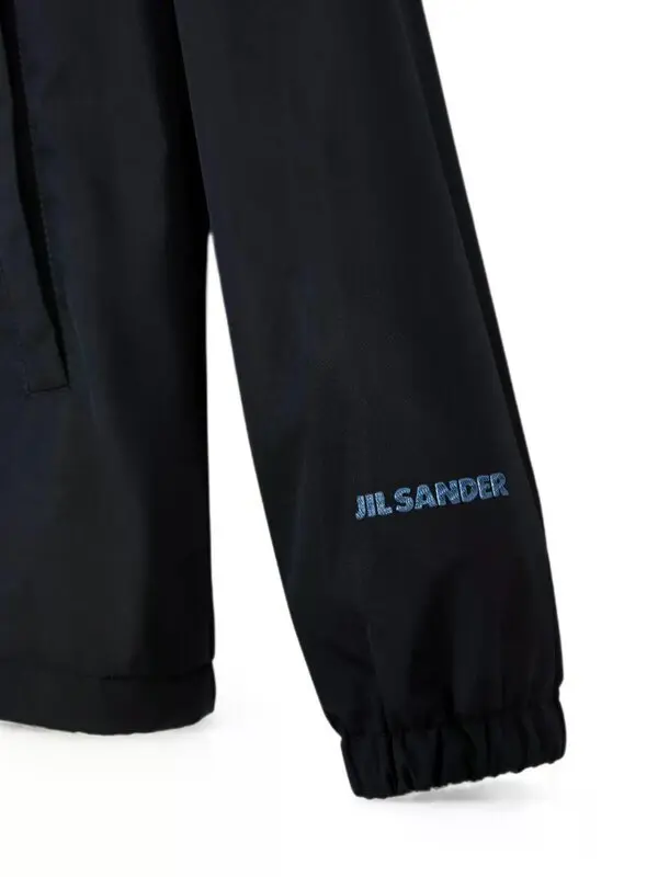 JIL SANDER Logo-embroidered Press-stud Jacket