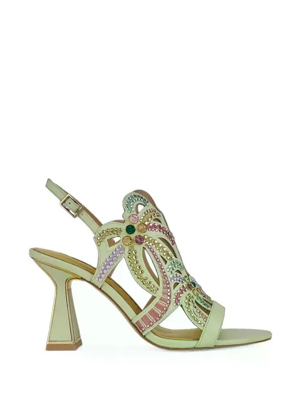 KAT MACONIE Crystal-embellished Sandals - Green