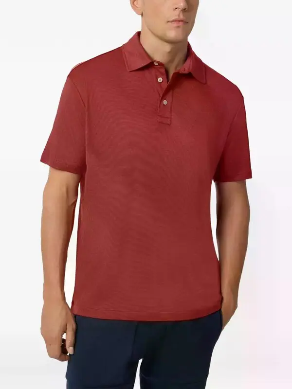 Paul & Shark X-soft Interlock-cotton Polo Shirt - Red