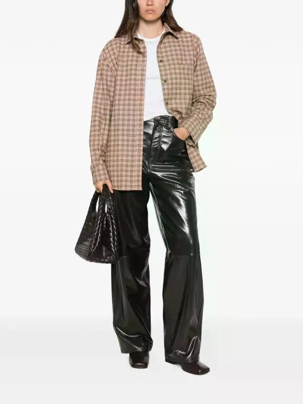 RÓHE Check-print Classic Fit Shirt