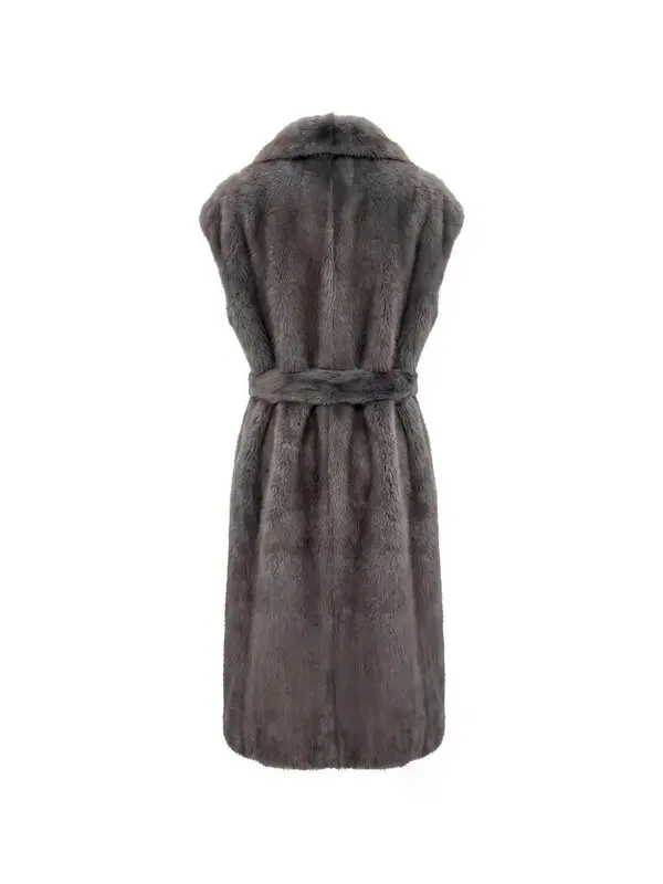 VALENTINI 1972 Belted Sleeveless Coat