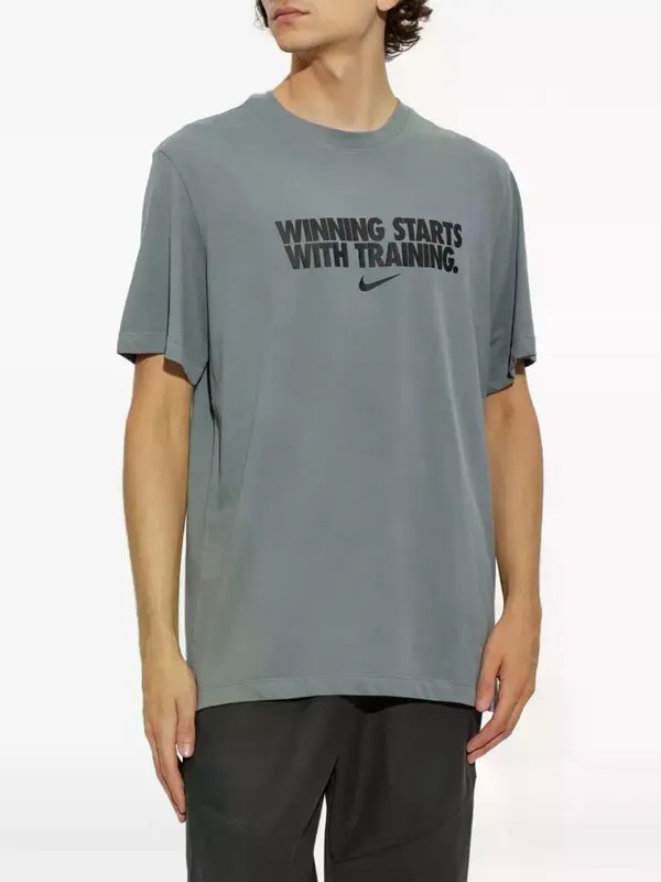 Nike Slogan-print Short-sleeves T-shirt