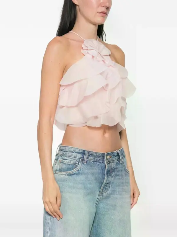 Aje Villa Ruffled Top