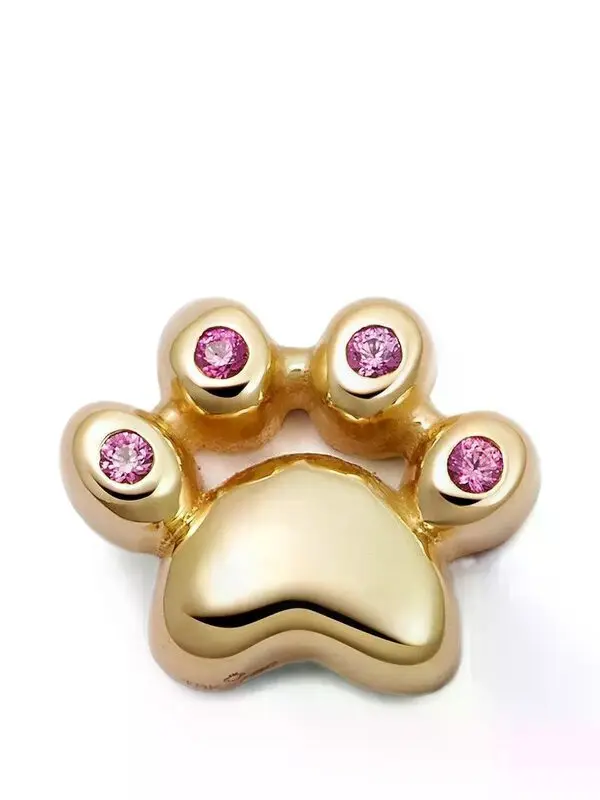 Loquet Cat Paw Sapphire Charm