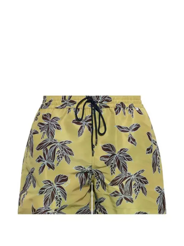 Paul Smith Floral-print Drawstring Swim Shorts