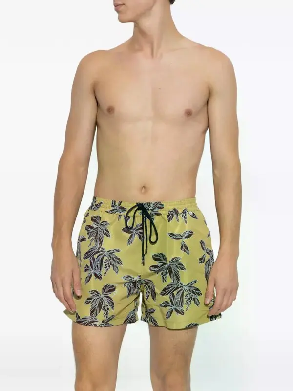 Paul Smith Floral-print Drawstring Swim Shorts