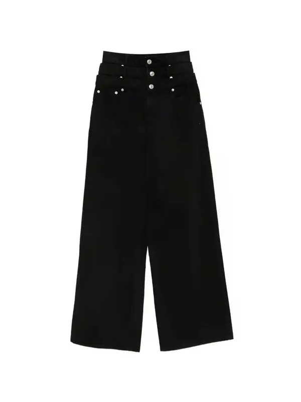 Viktor & Rolf Triple-layer Button-fastening Jeans