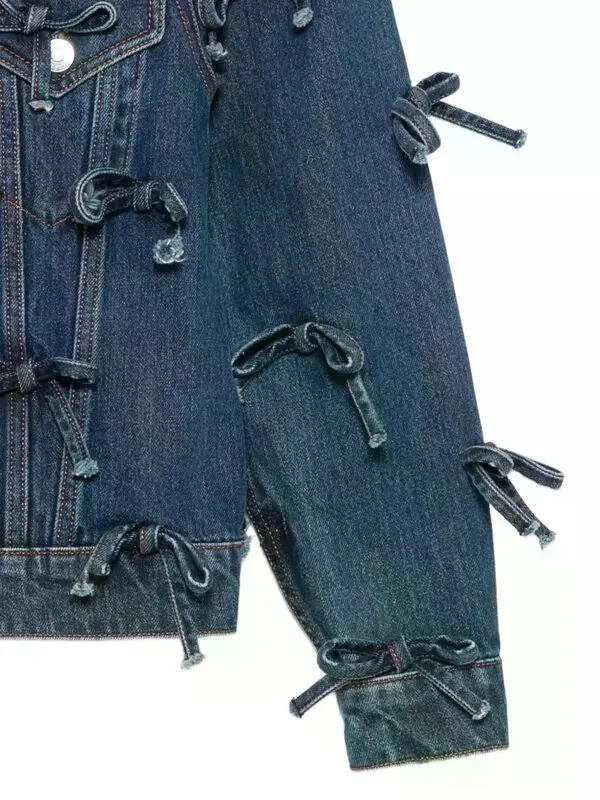 Viktor & Rolf Bow-embellished Denim Jacket
