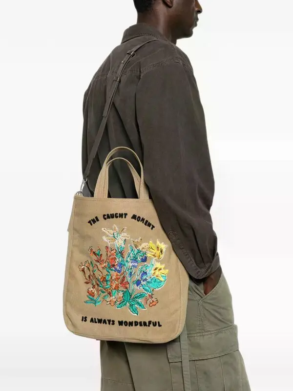 Paul Smith Embroidered Canvas Tote Bag
