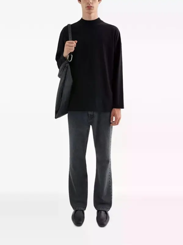 JIL SANDER Cotton Mock-neck T-shirt
