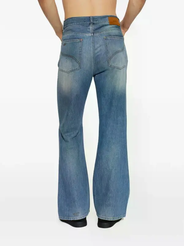 Amiri Distressed Paint-splatter Jeans