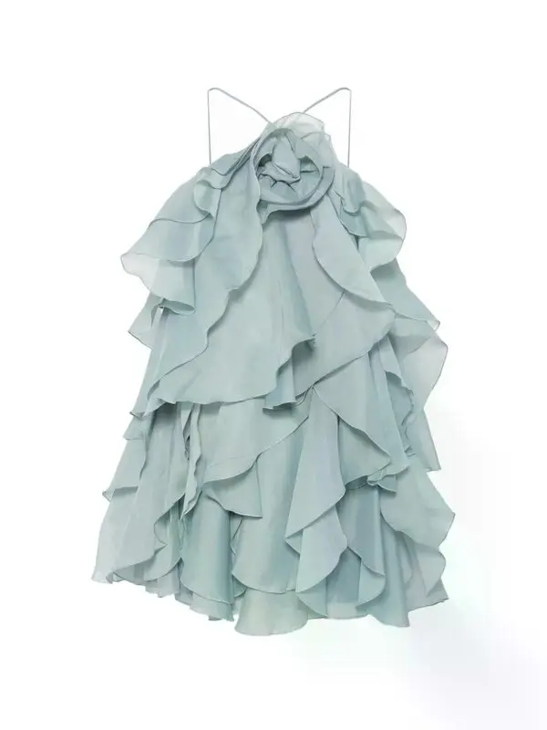 Aje Pandorea Layered Mini Dress - Blue