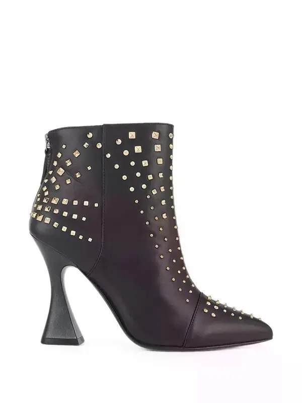 KAT MACONIE Samara Stud-embellished Leather Ankle Boots - Black