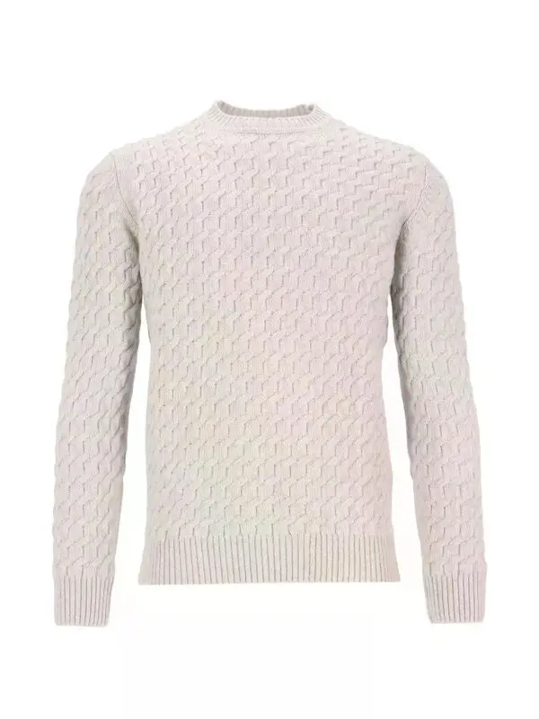 AL DUCA D’AOSTA 1902 Cable-knit Crew-neck Sweater