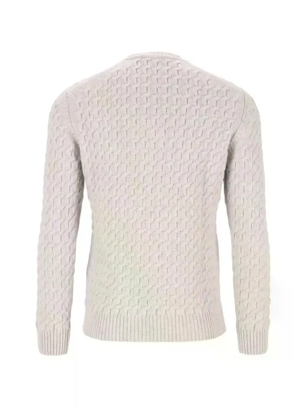 AL DUCA D’AOSTA 1902 Cable-knit Crew-neck Sweater