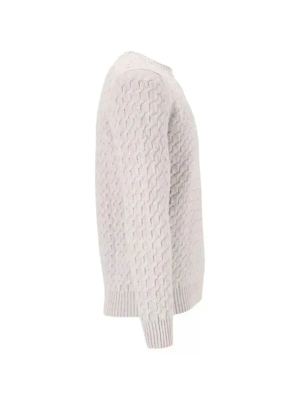 AL DUCA D’AOSTA 1902 Cable-knit Crew-neck Sweater