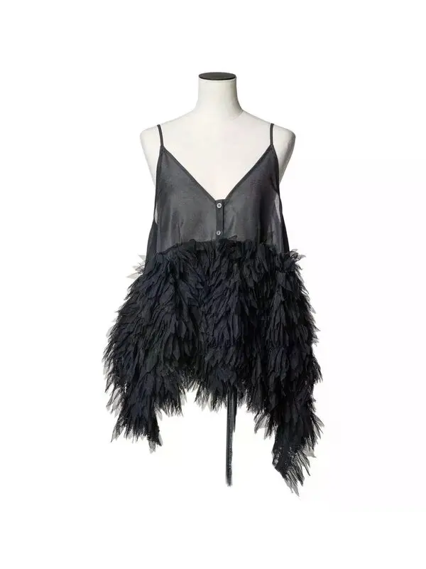 MULLER OF YOSHIOKUBO Canopy Tulle Blouse
