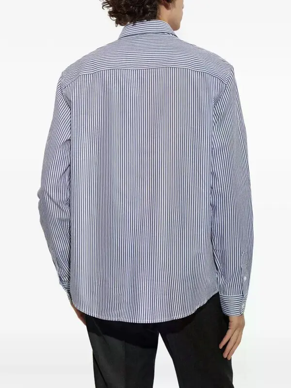 A.p.c. Vertical-stripe Button-down Cotton Shirt