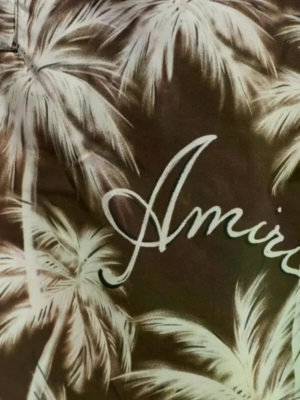 Amiri Palm Tree-print Swim Shorts