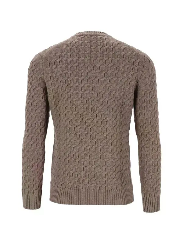 AL DUCA D’AOSTA 1902 Cable-knit Crew-neck Sweater