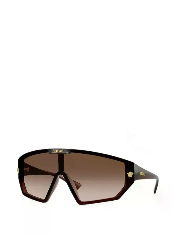 Versace Medusa-rivet Sunglasses - Brown