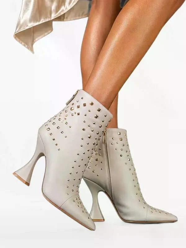 KAT MACONIE Samara Stud-embellished Ankle Boots