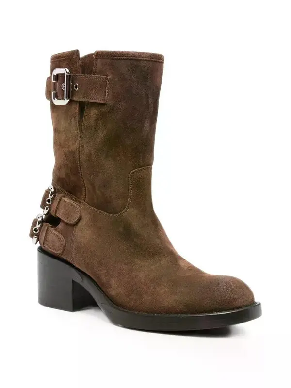 Chloé Dakota Buckle-detail Ankle Boots