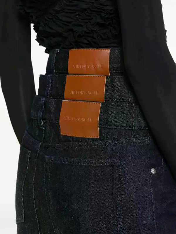 Viktor & Rolf Triple-layer Denim Skirt