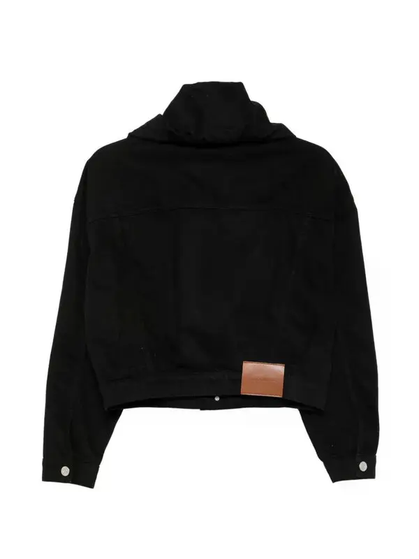 Viktor & Rolf Draped-detail Denim Jacket