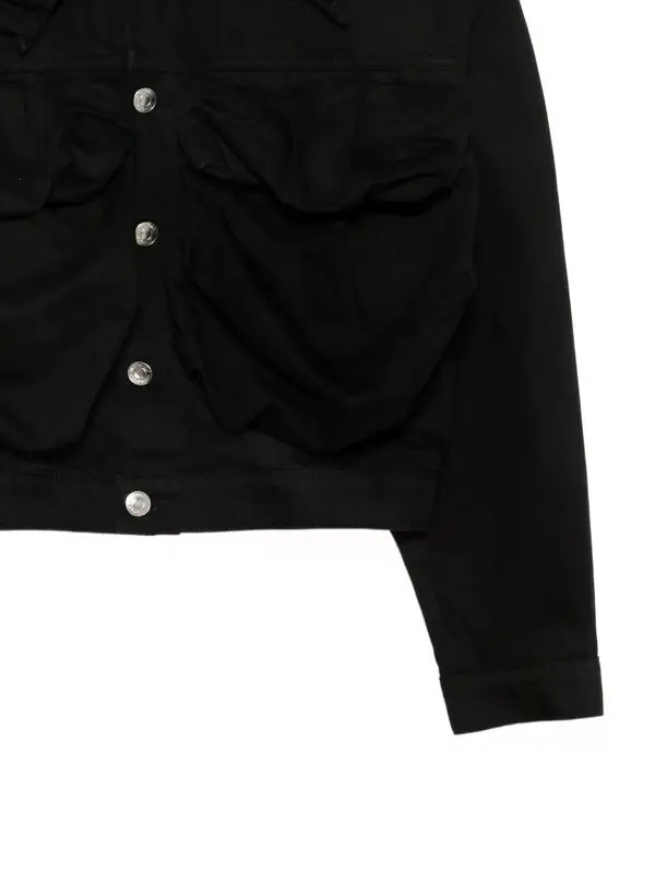 Viktor & Rolf Draped-detail Denim Jacket