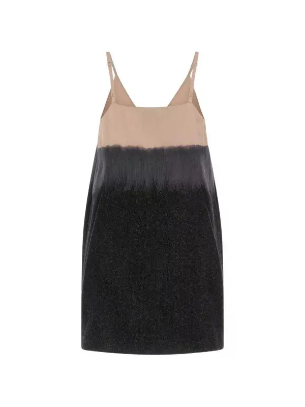 TELA Gradient-effect Virgin Wool Mini Dress