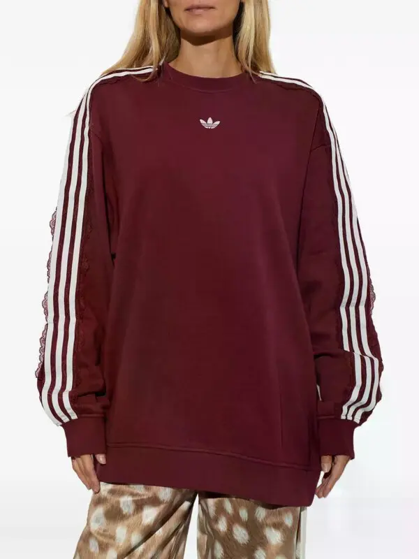 Adidas Lace 3-stripes Crew Sweatshirt