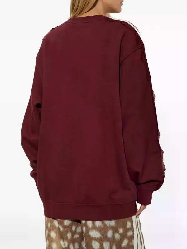 Adidas Lace 3-stripes Crew Sweatshirt