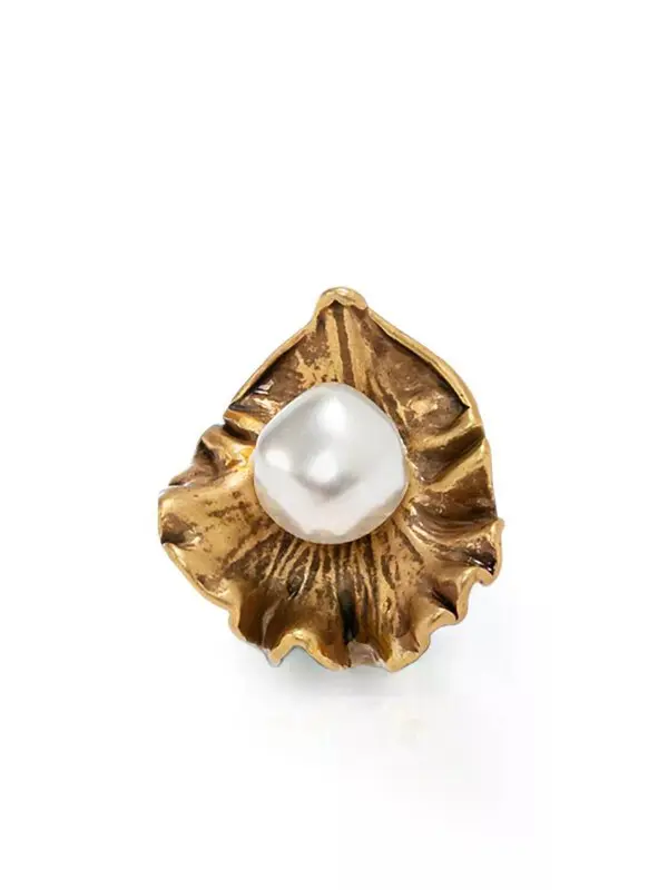Cult Gaia Irisi Perla Earrings - Gold