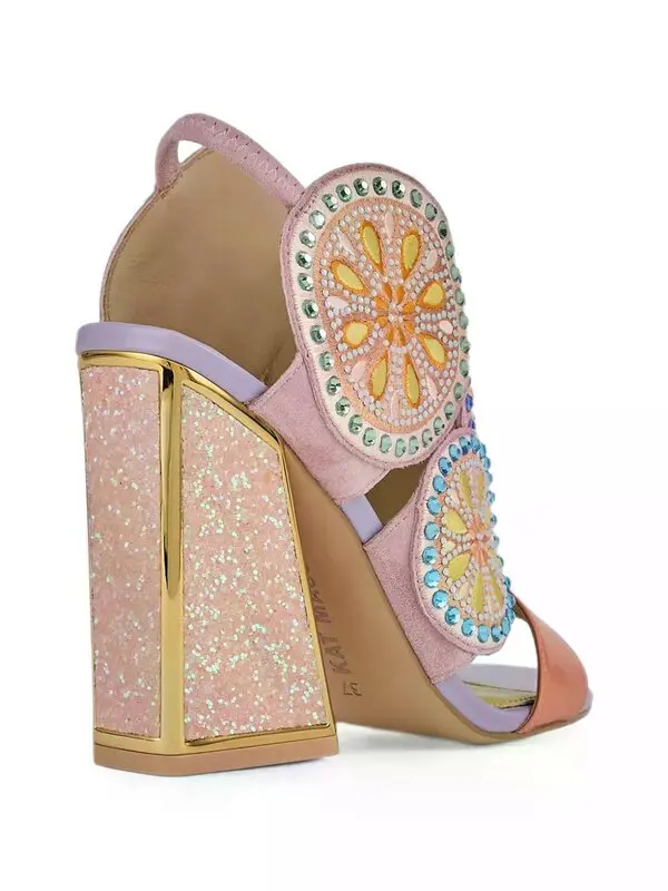 KAT MACONIE Frida Crystal-embellished Sandals