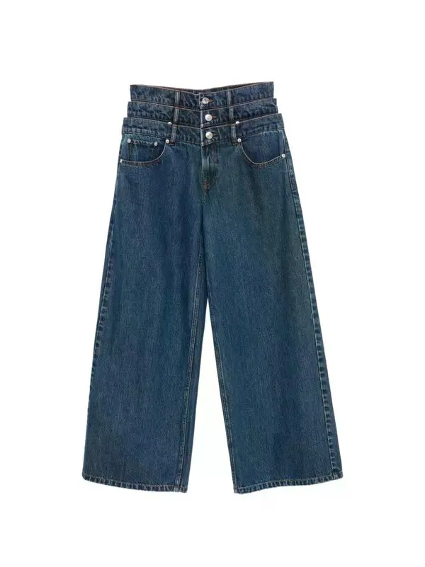 Viktor & Rolf Triple-layer Embellished Jeans