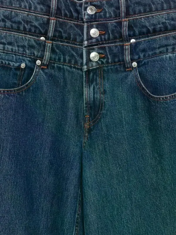 Viktor & Rolf Triple-layer Embellished Jeans