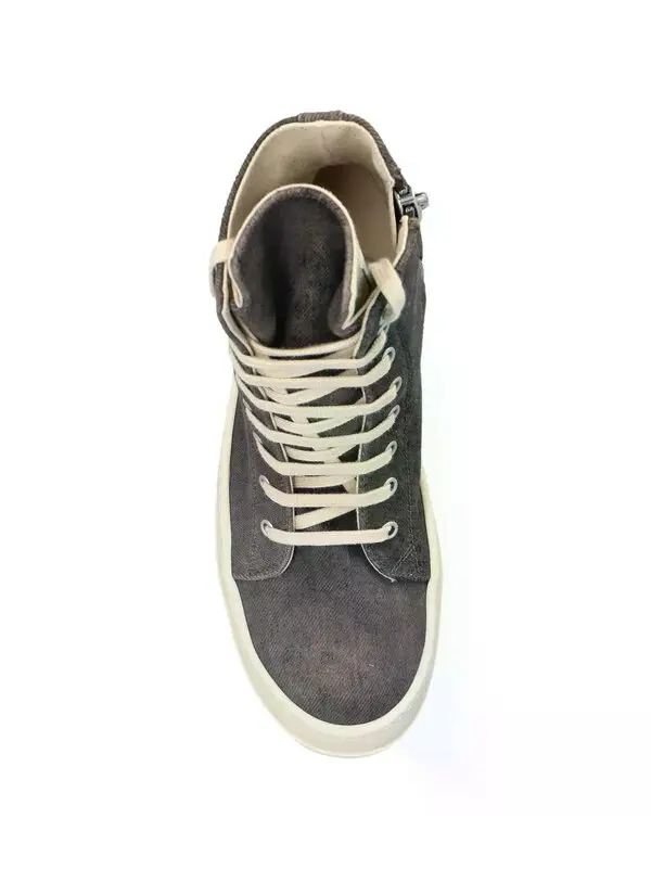 Rick Owens Vegan Lace-up Sneakers - Grey