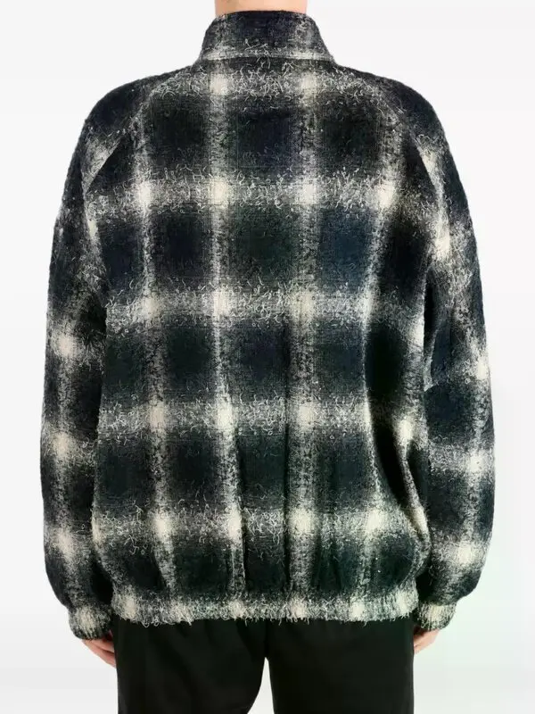 KOZABURO Check-pattern Zip-up Jacket