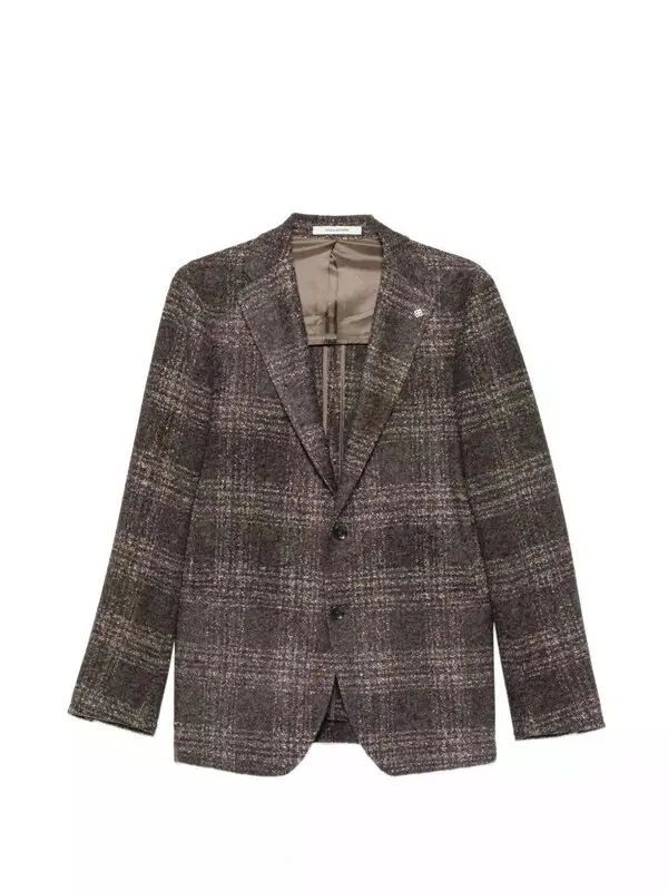Tagliatore Check-pattern Single-breasted Blazer