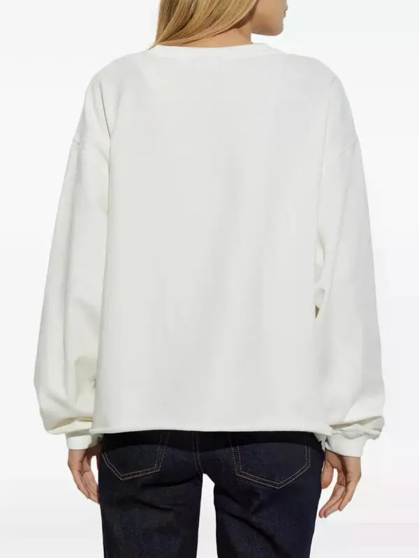 DIESEL® Peached Sweatshirt With Raw Hem