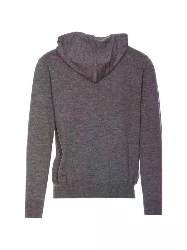 HOSIO Drawstring Knit Hoodie