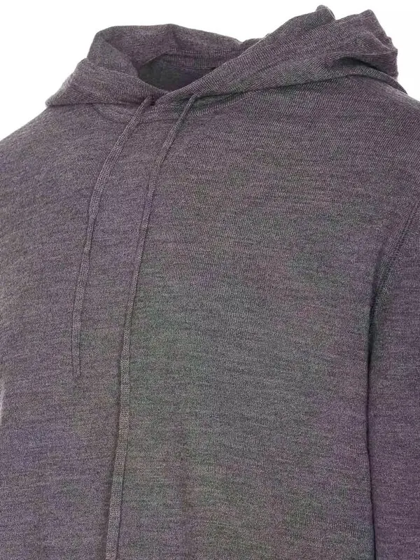 HOSIO Drawstring Knit Hoodie