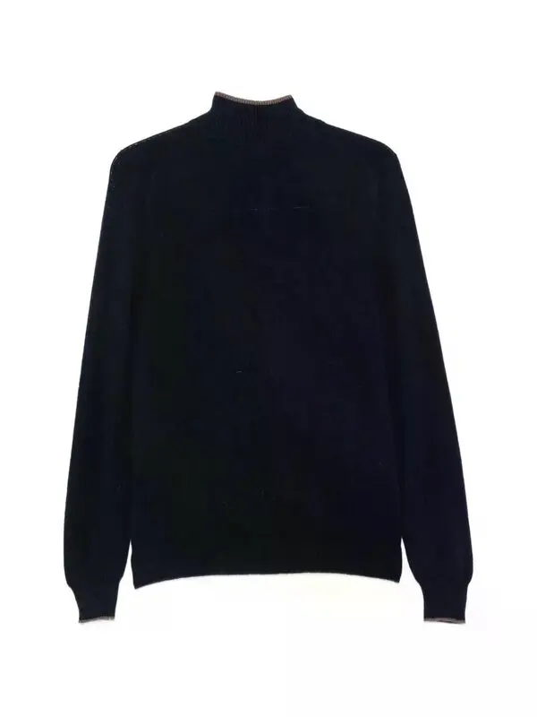 Fedeli Half-zip Knitted Sweater