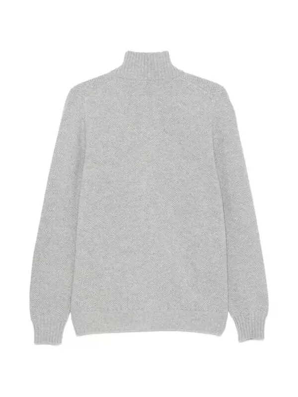 Fedeli Zip-fastening Waffle-knit Cardigan