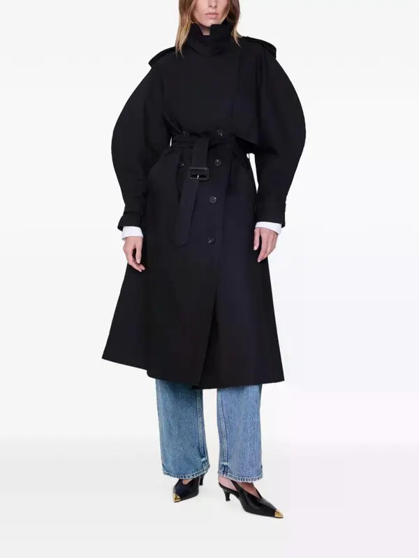 ANINE BING Pascale Maxi Trench - Black
